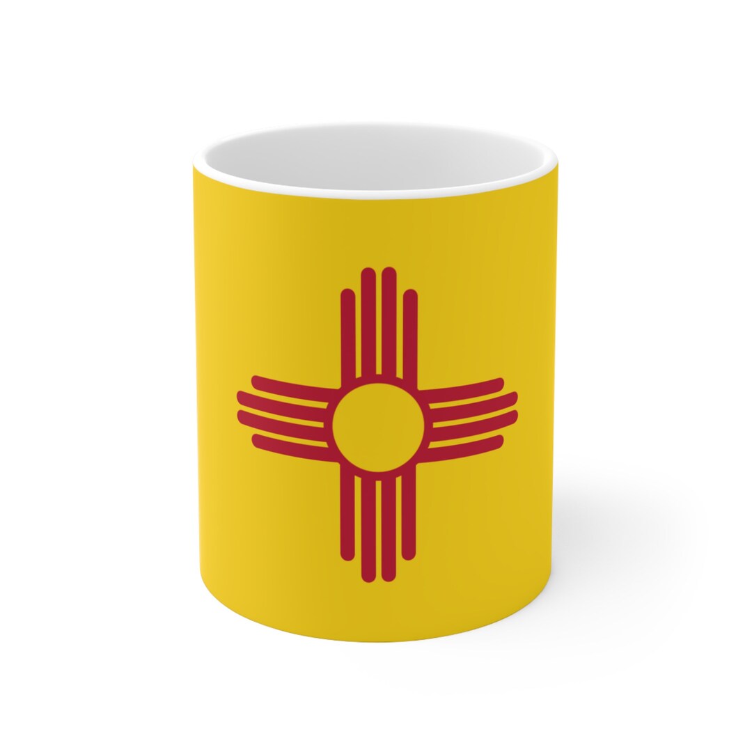 New Mexico Flag Ceramic Mug 11oz - Etsy