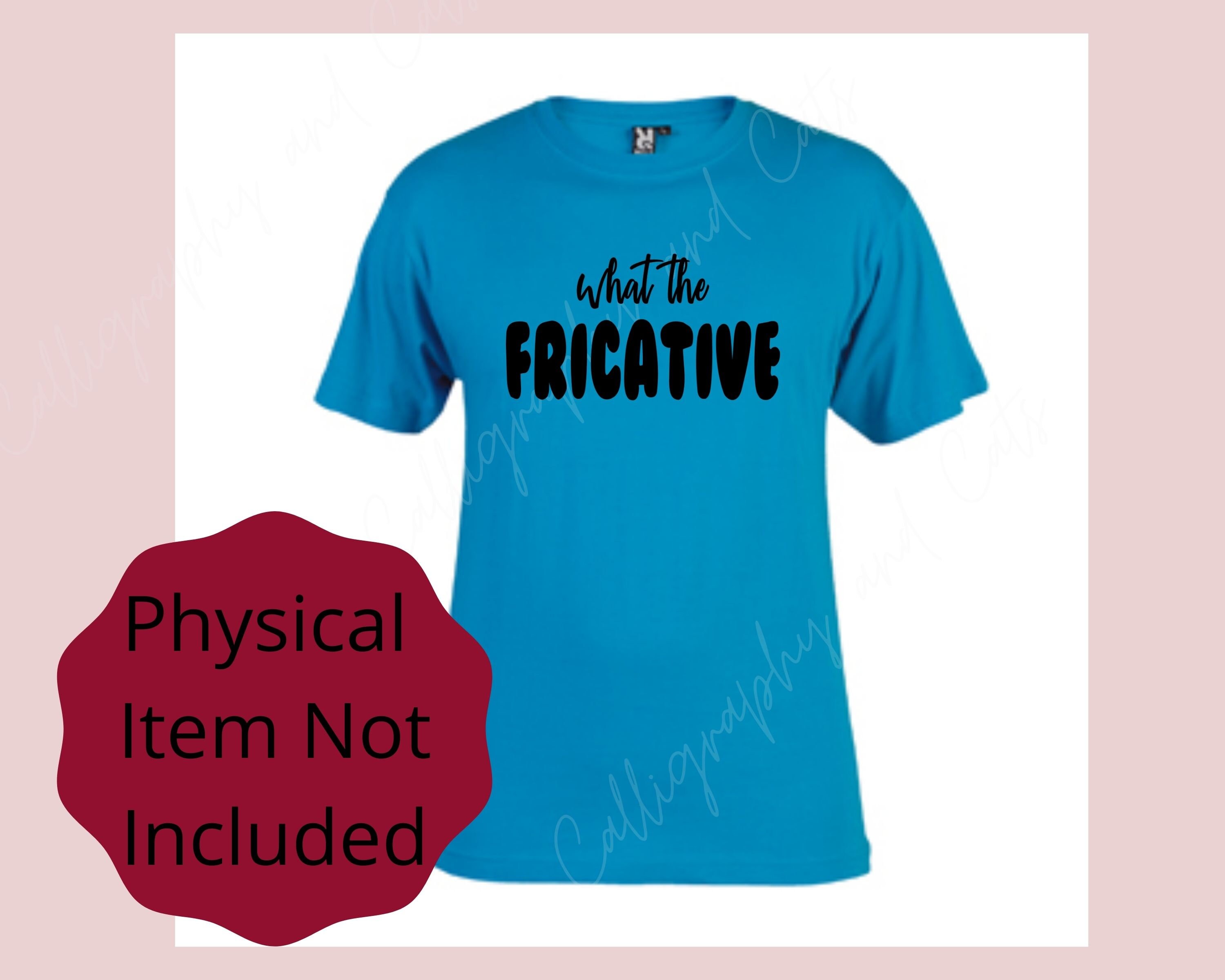 What the Fricative SVG. Speech Language Pathologist Therapy | Etsy