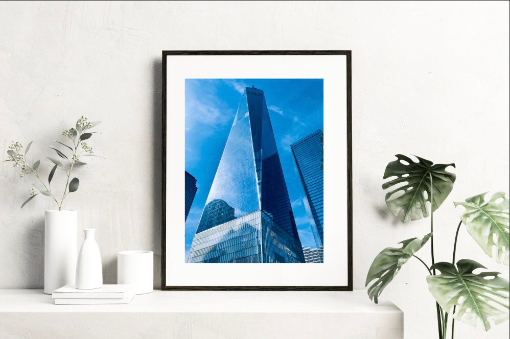Freedom Tower Digital Print, World Trade Center, New York City, NYC ...