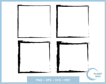 Square Outline Svg - Etsy