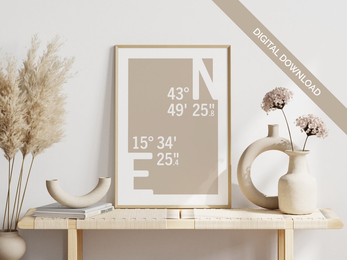 Personalized Coordinates Poster Custom GPS Coordinates - Etsy Personalized Coordinates Poster Custom GPS Coordinates - Etsy