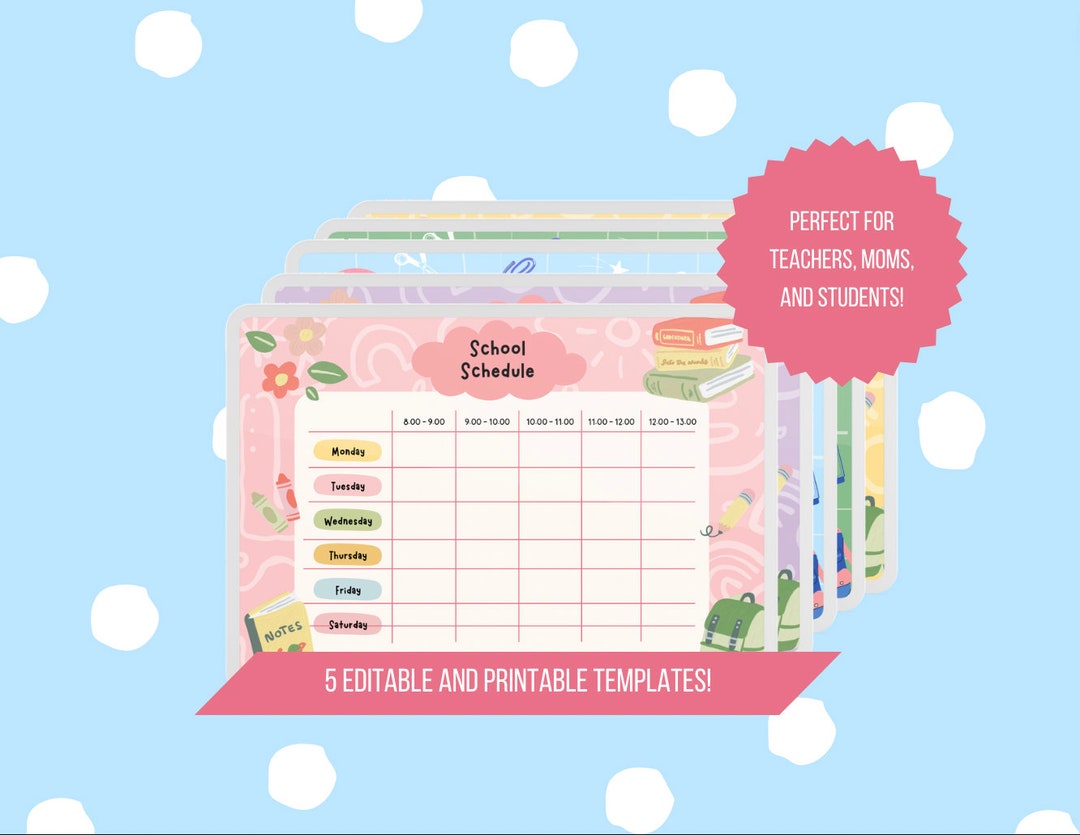 Pastel Class Schedule - Etsy