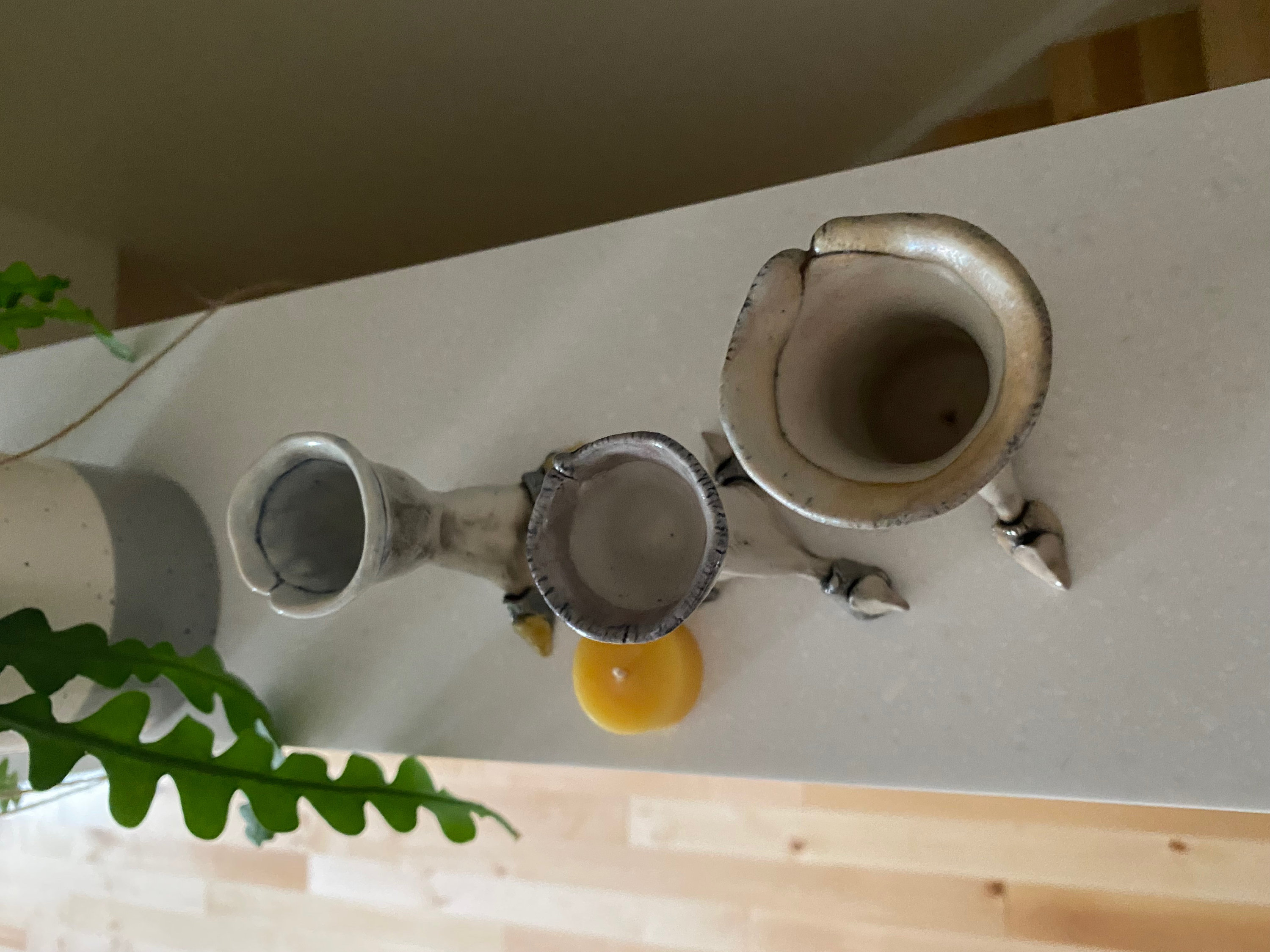 Tim Storey Canadian Pottery, 3 Pieces Signed, Chicken or Dragon Feet ...