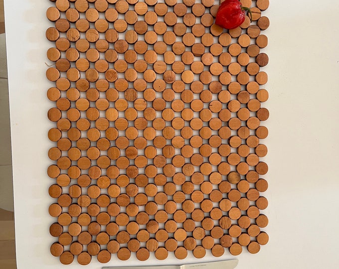 Vintage Wood Placement, Scandi Style, Heat Resistant, Reversible, Sold ...