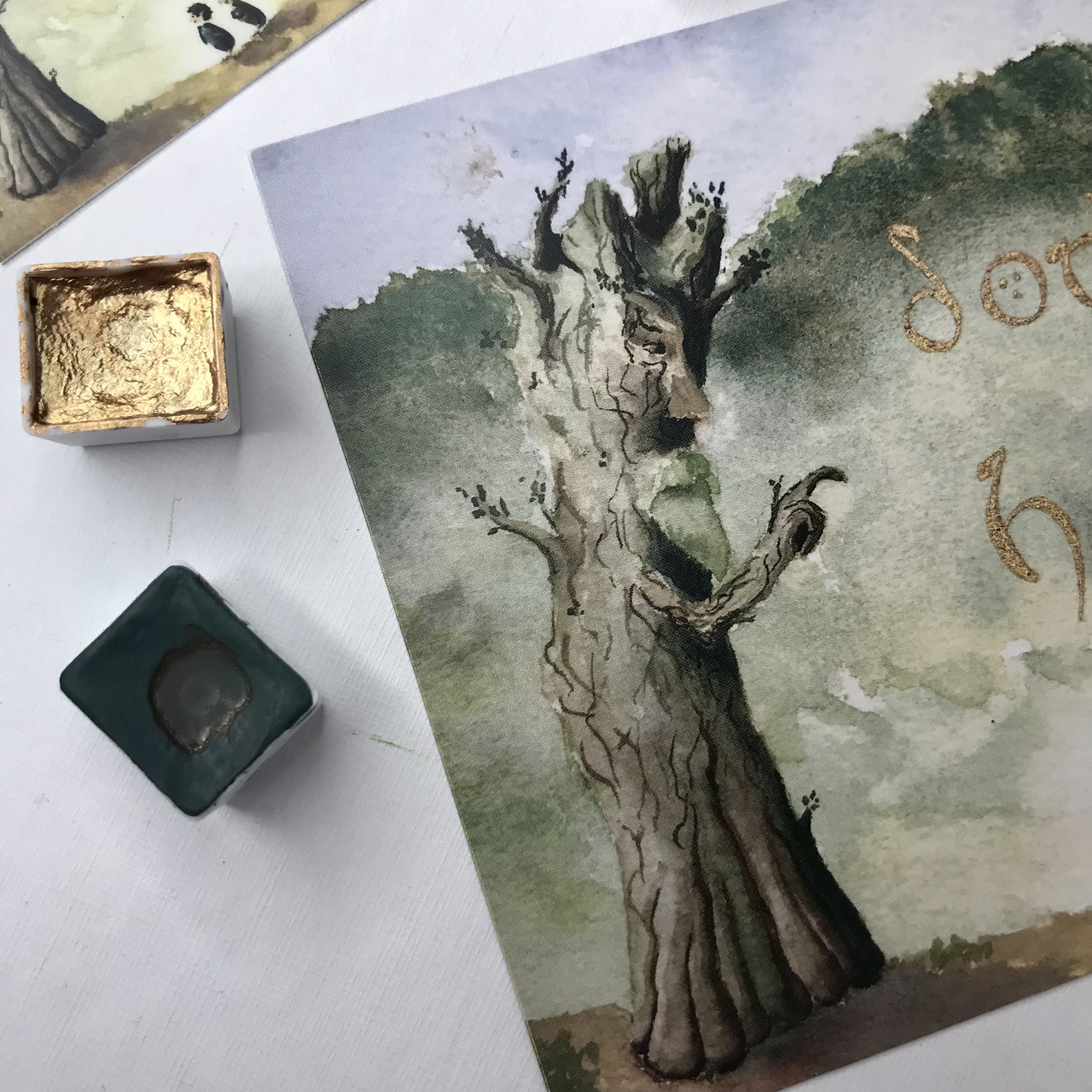 Don't Be Hasty | Tolkien Fantasy Book Watercolor | Treebeard and ...