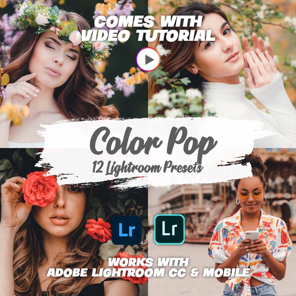 Color Pop Preset - Etsy