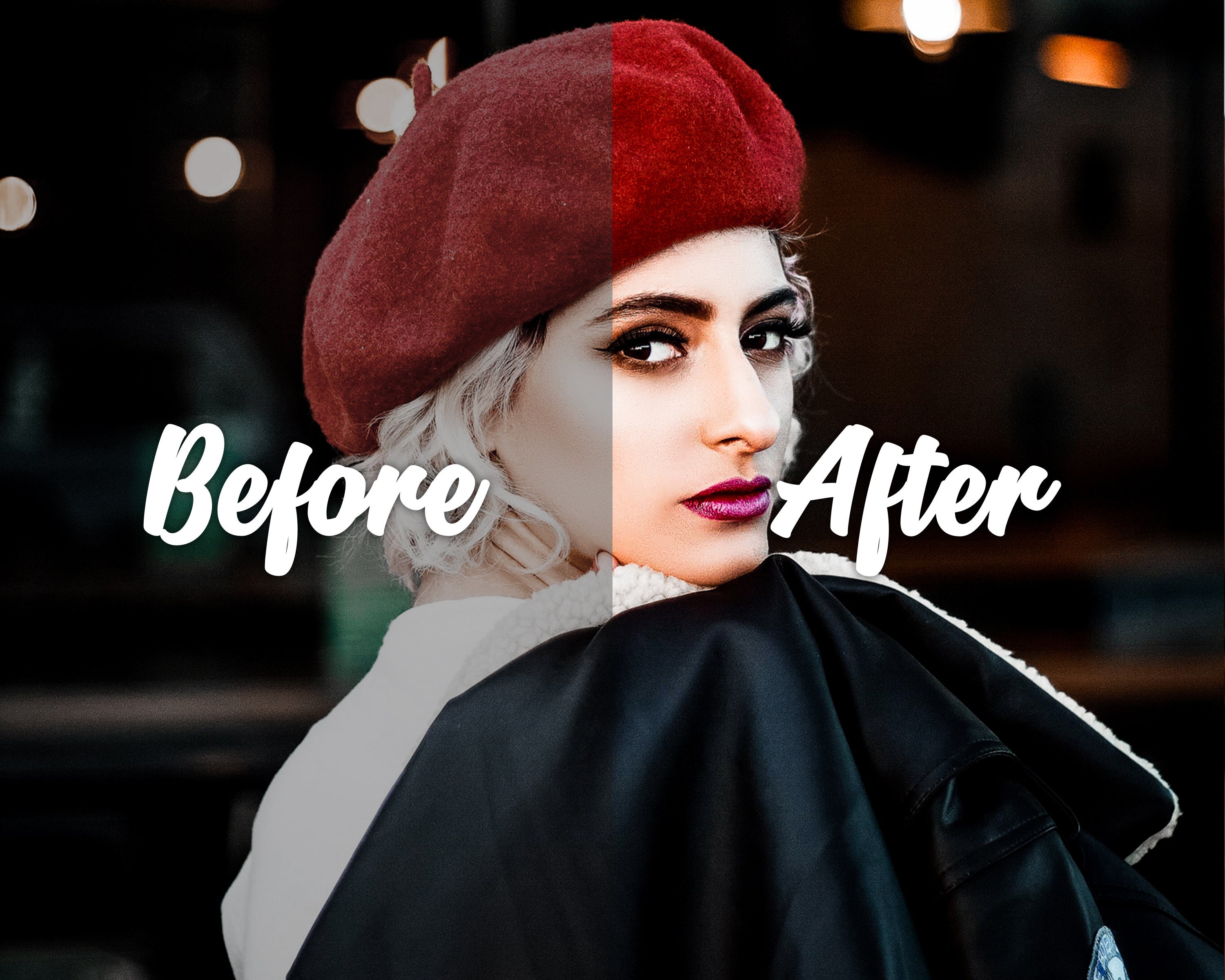 12 Moon Black Lightroom Presets, Lightroom Photo Editing Filters - Etsy