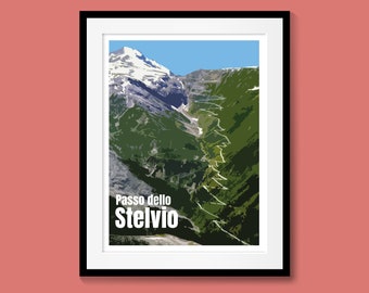Stelvio Poster - Etsy