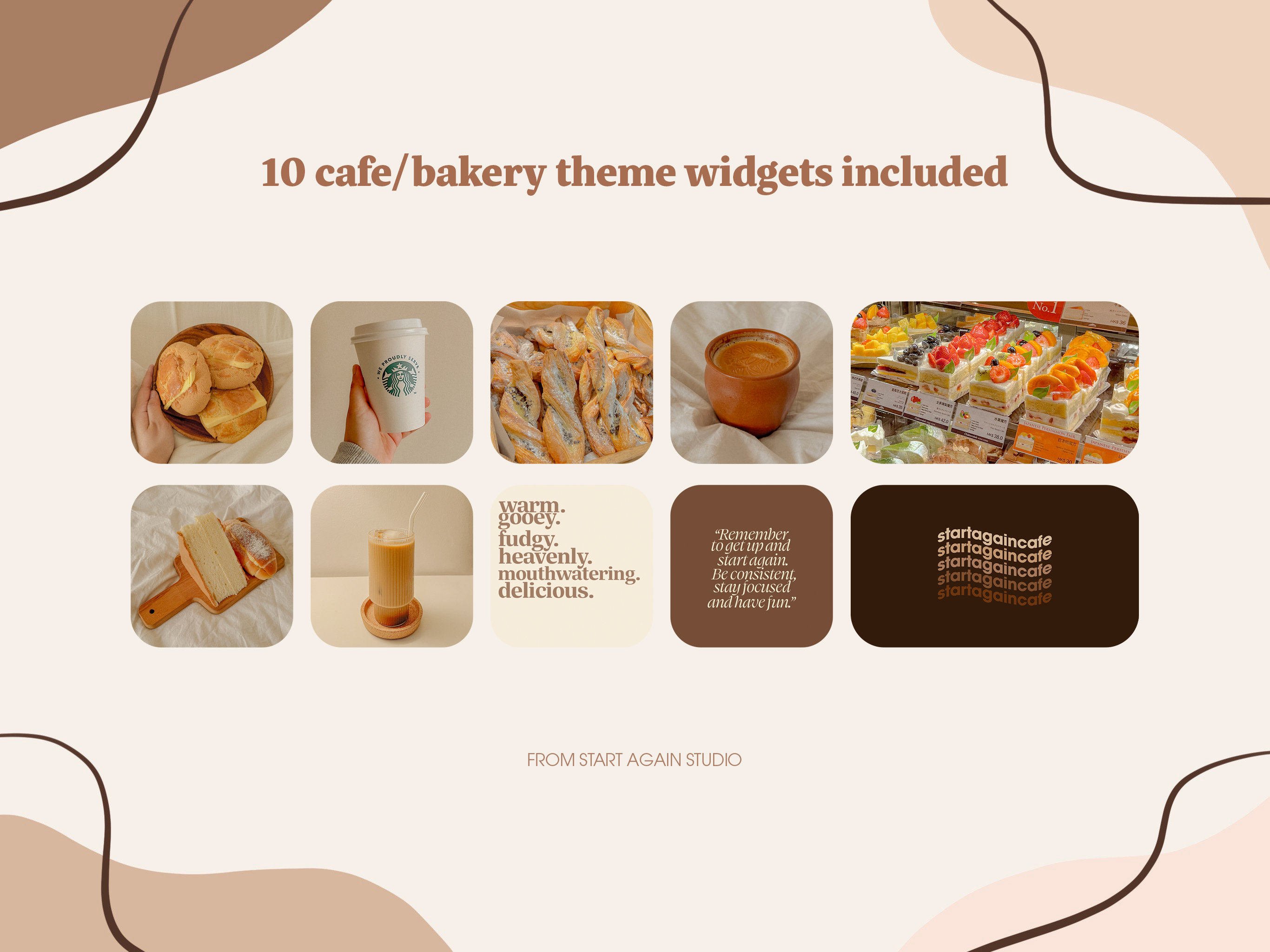 Cafe Bakery Neutral Aesthetic Minimal Wallpaper Icons Pack - Etsy