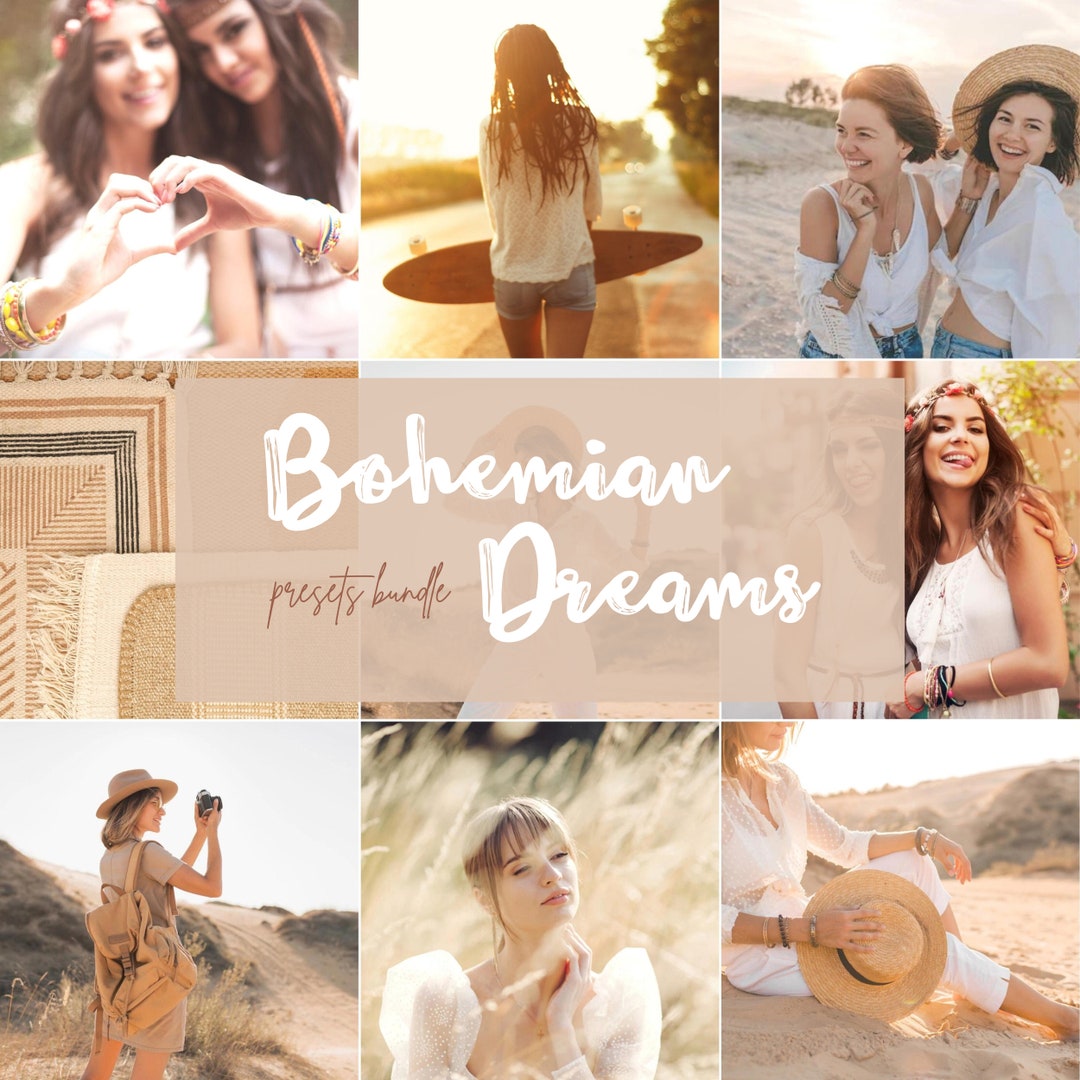 10 Bohemian Lightroom Mobile Presets Boho Presets Bohemian Presets