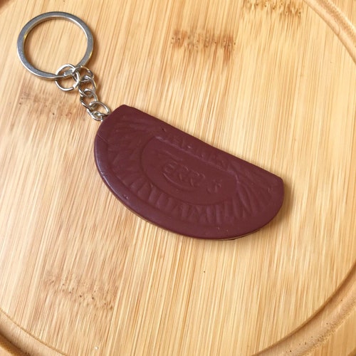 Sweet Dark or Milk Chocolate Bar Keychain Keyring Chocolate - Etsy
