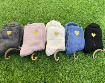 Heart Socks - Etsy