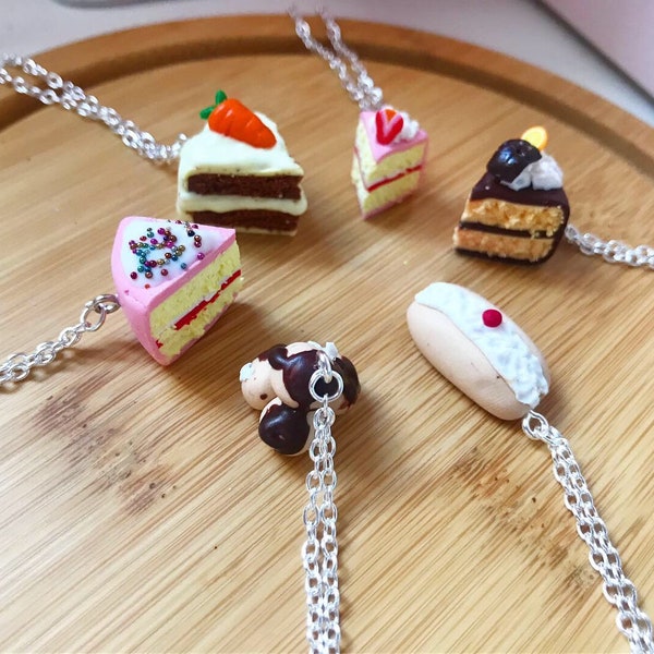 Cake Necklace - Etsy