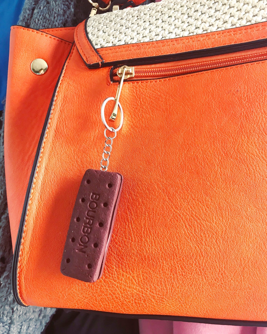 Bourbon Biscuit Keyring - Etsy