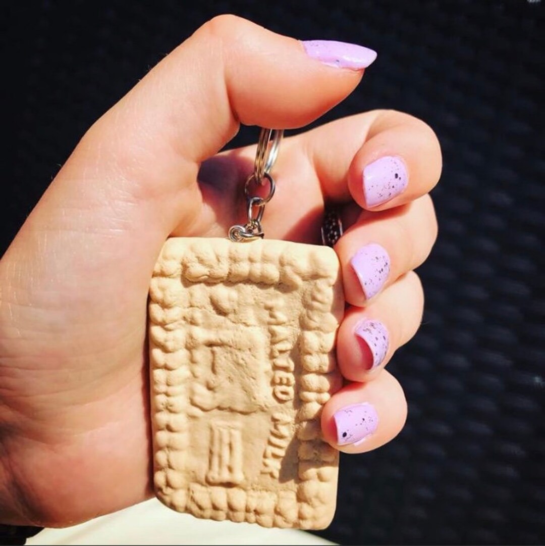 Malted Milk Biscuit Keyring - Etsy