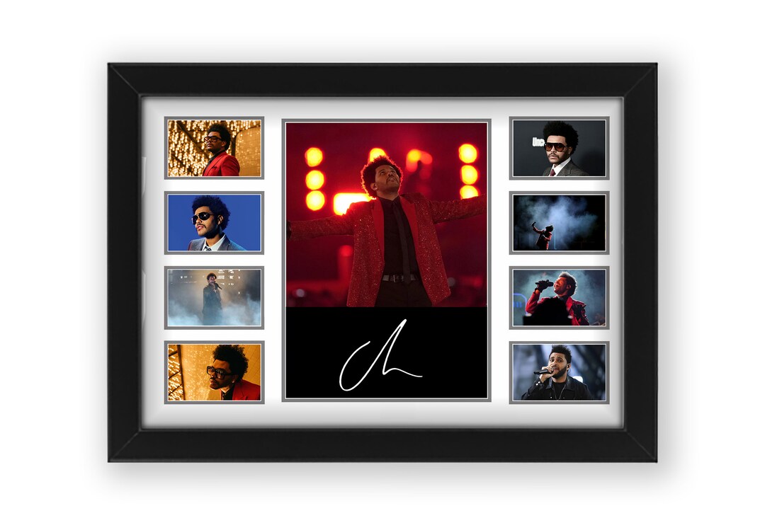 The Weeknd Autograph Poster Print Signed Music Merchandise - Etsy