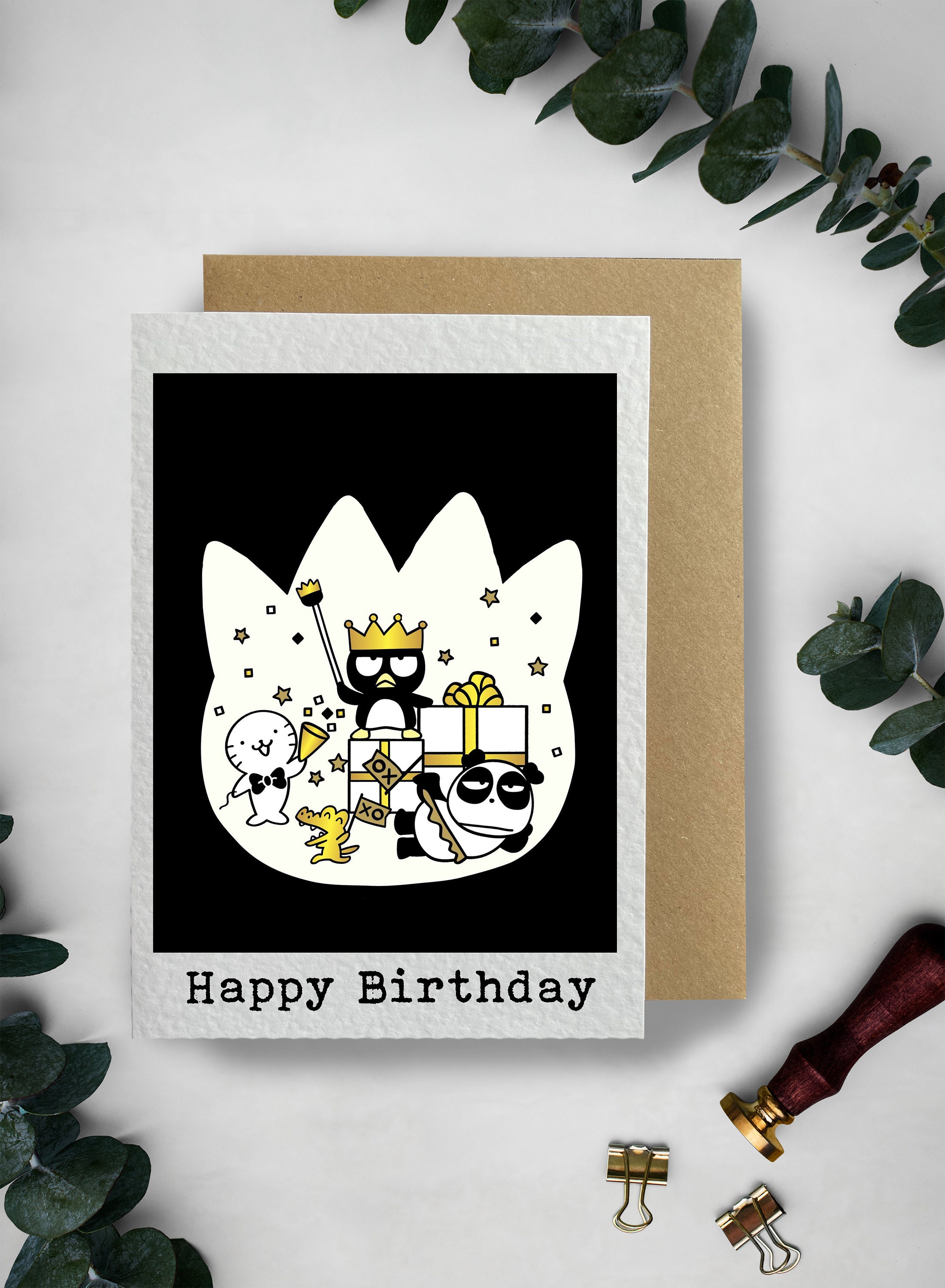 Bad Badtz Maru Sanrio Penguin Mischievous Punk Grumpy Black - Etsy UK