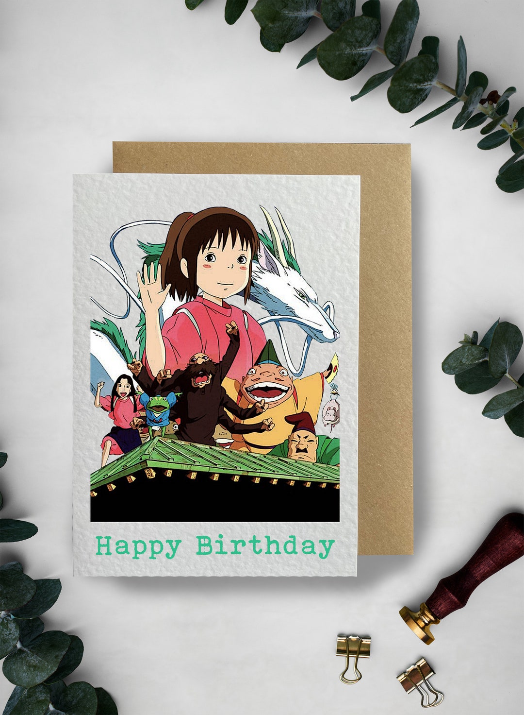 Spirited Away Studio Ghibli Hayao Miyazaki Chihiro No-face Haku Kamaji ...