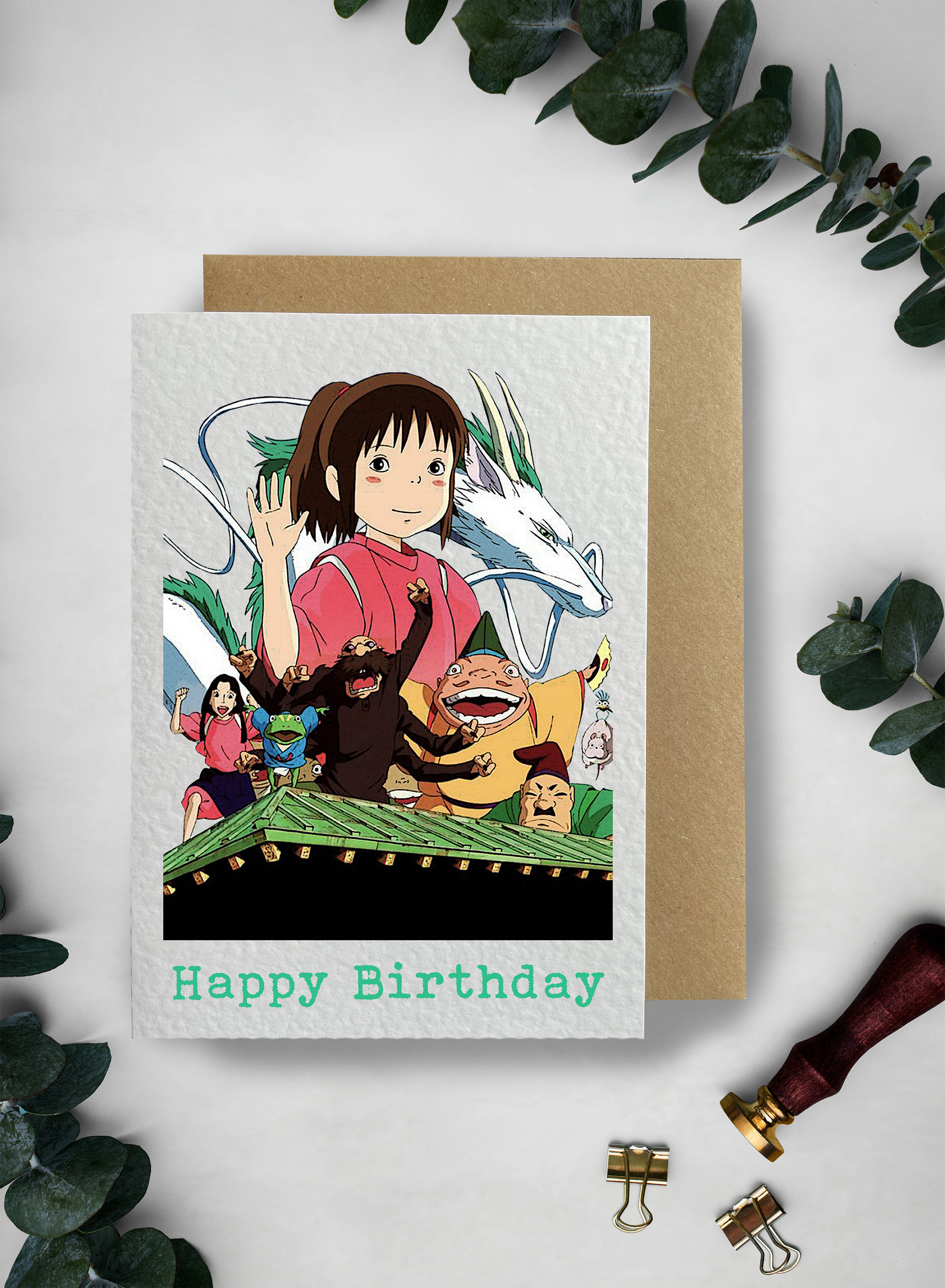 Spirited Away Studio Ghibli Hayao Miyazaki Chihiro No-face Haku Kamaji ...