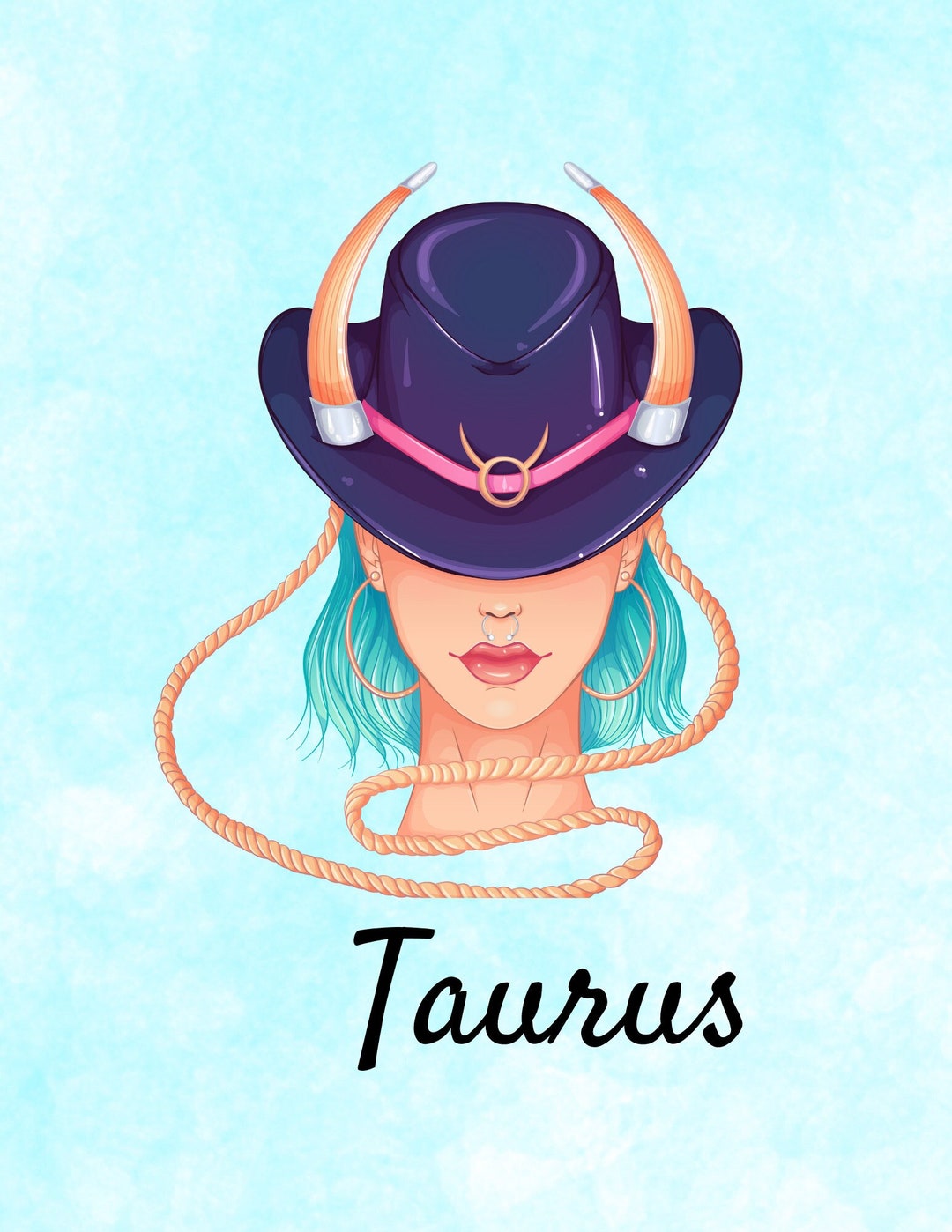 Taurus Feminine Notebook Printable - Etsy