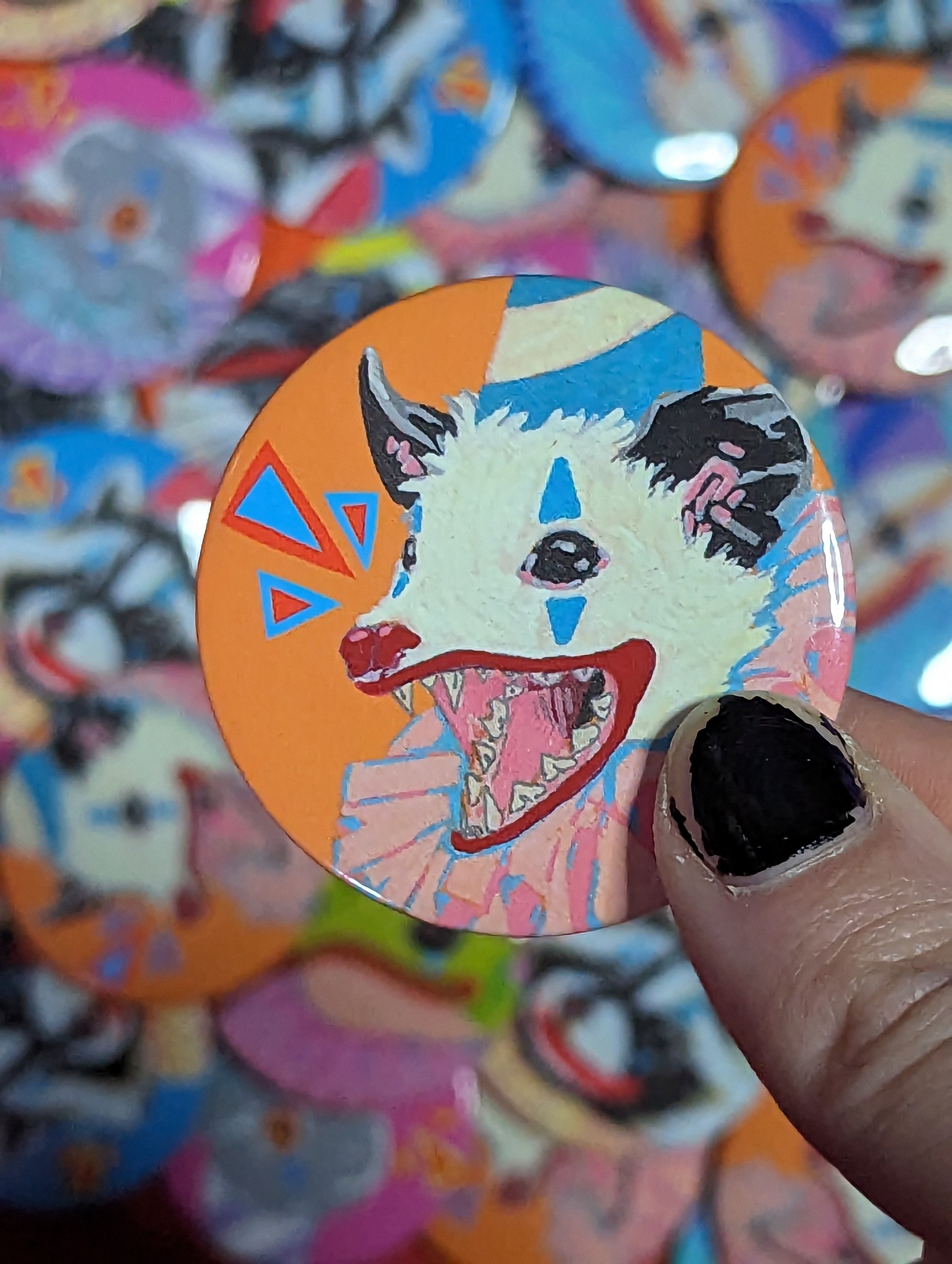 Clown Critter Button Pins - Etsy