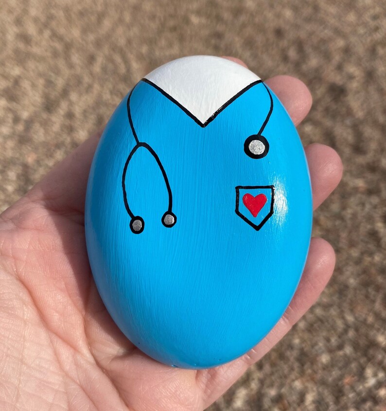 Nurse/doctor Appreciation Painted Rock Thank You Doctors - Etsy