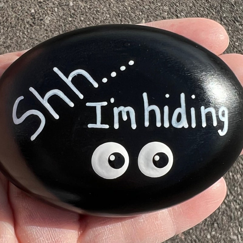 Painted Garden Rocks - Etsy