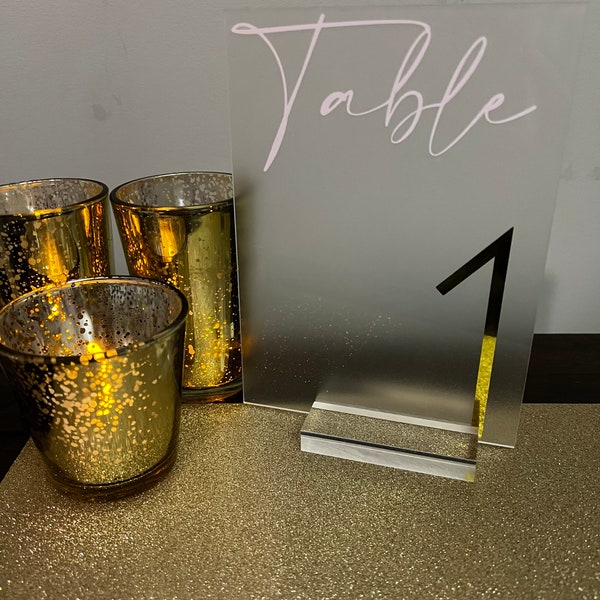 Grey Table Numbers - Etsy
