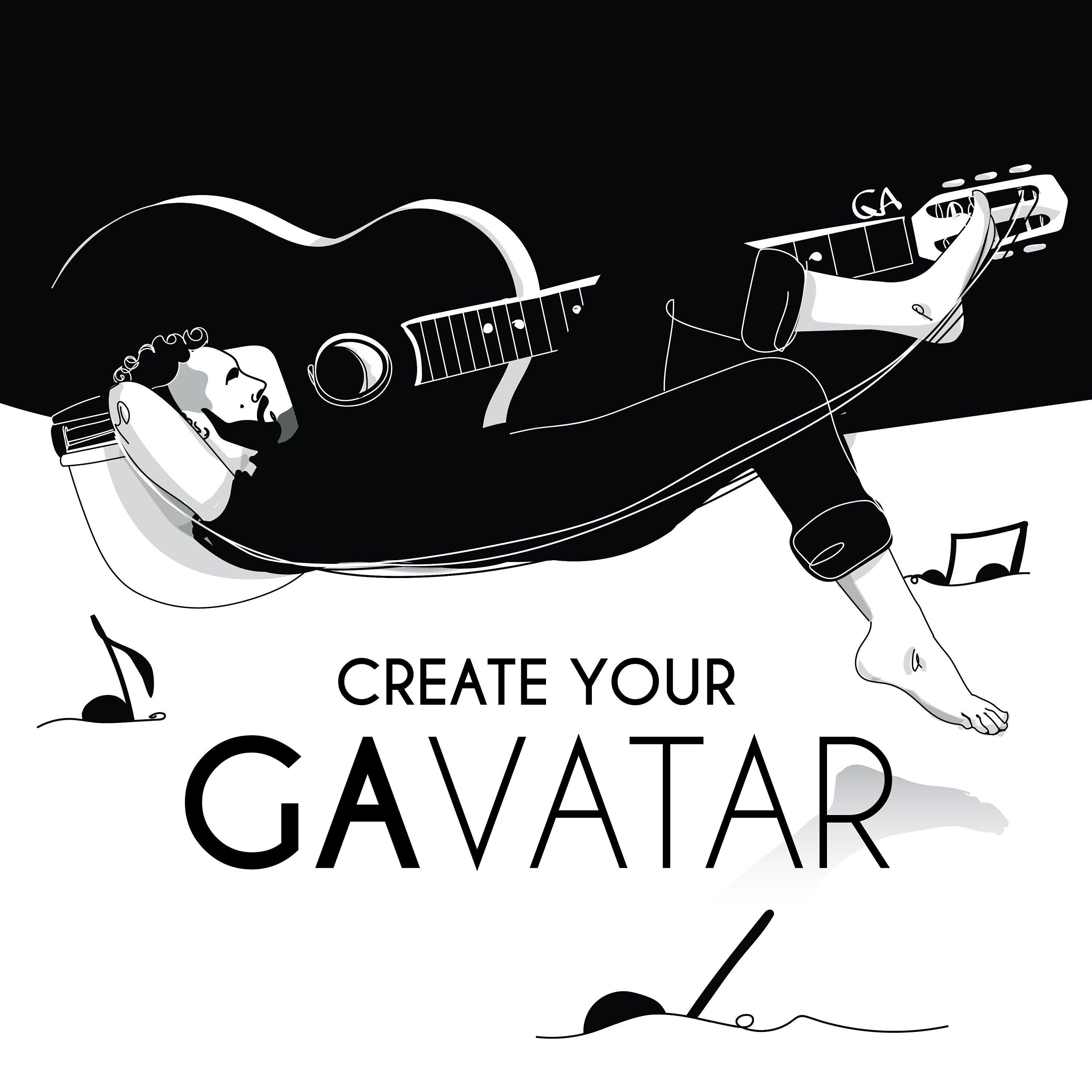 Create Your Gavatar / good_mood_illustrator / Digital Print - Etsy