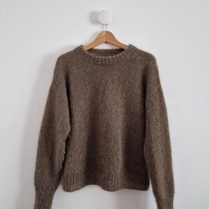 MOSS HAVEN Knitting Pattern | Modified Drop Shoulder, Top-down Sweater ...