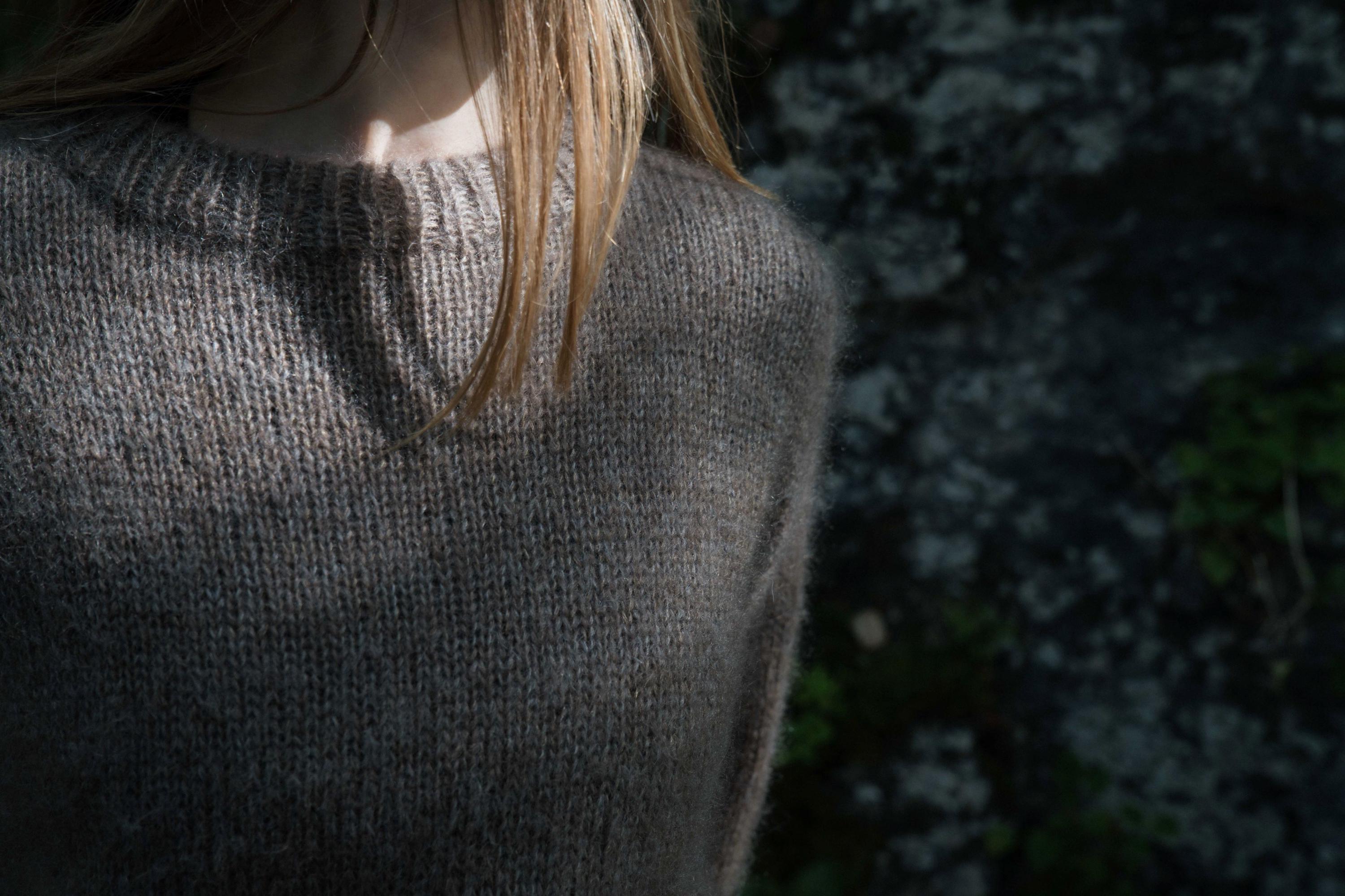 Moss Haven Sweater Knitting Pattern: Drop Shoulder, Crew Neck (PDF ...