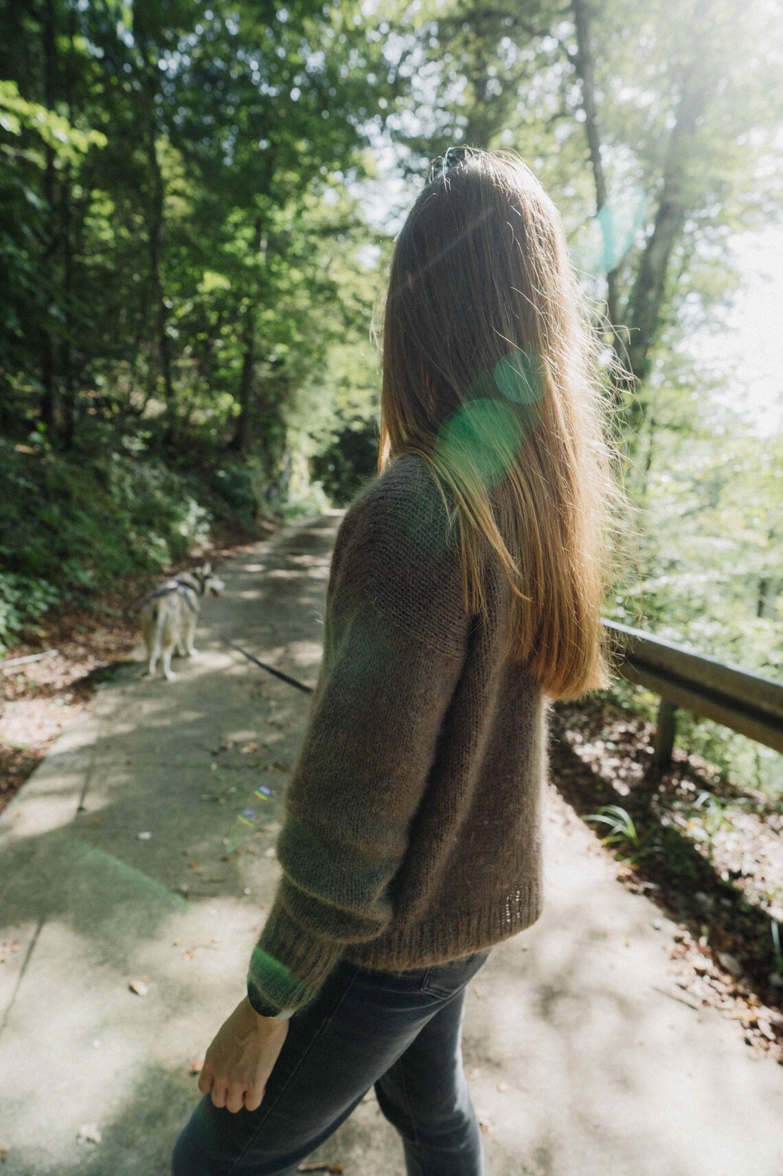 Moss Haven Sweater Knitting Pattern: Drop Shoulder, Crew Neck (PDF ...
