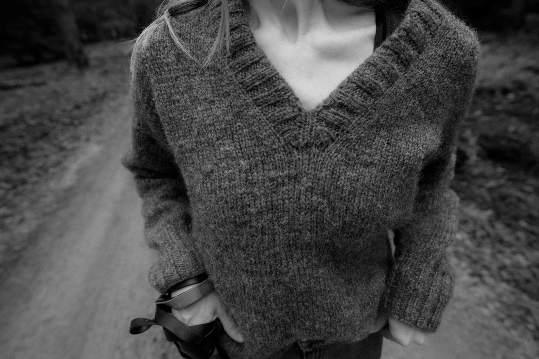 CHLOE SWEATER Knitting Pattern | Modified Drop Shoulder, Bottom-up ...