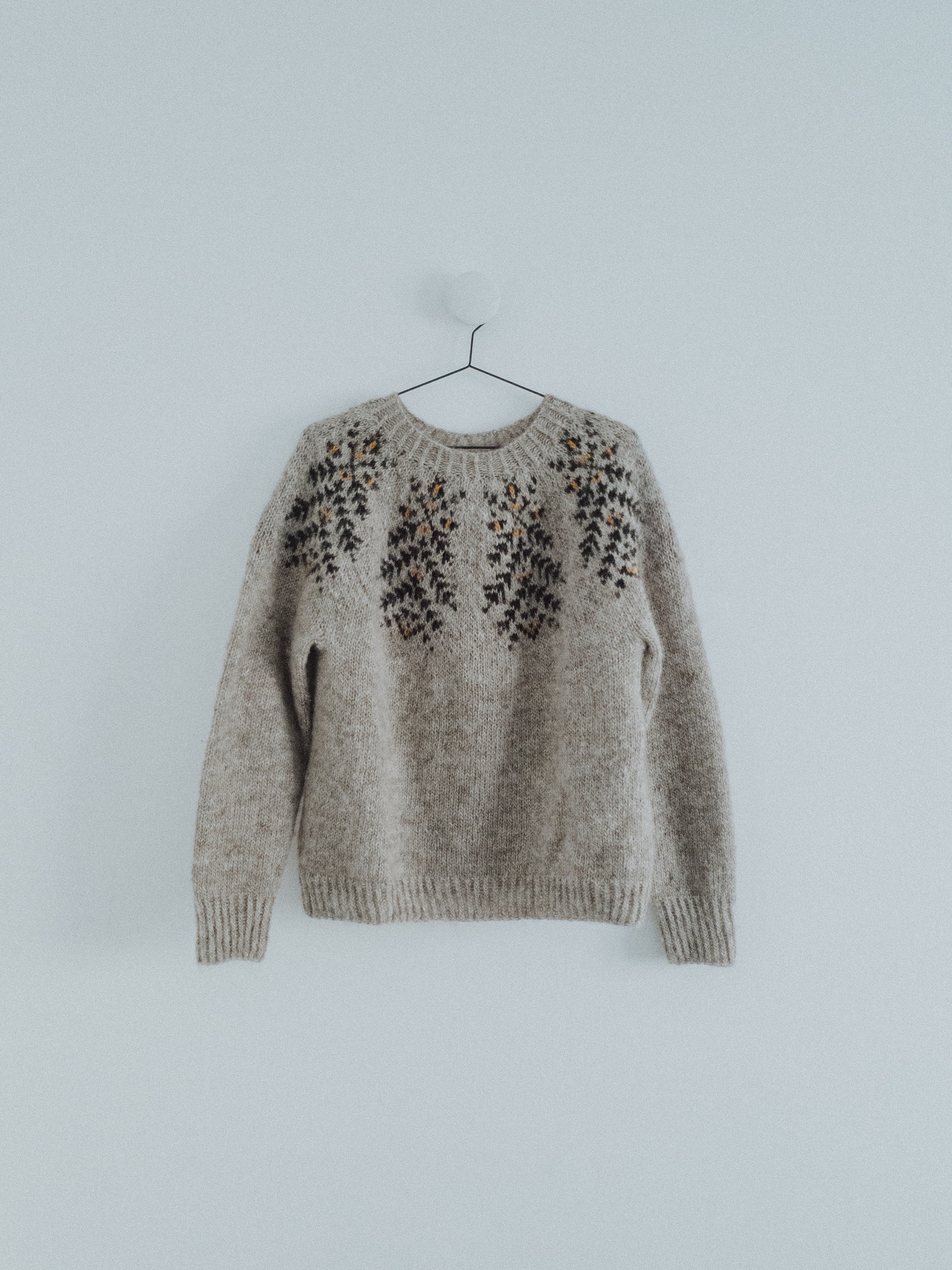 First Light Sweater Knitting Pattern: Women's Round Yoke Lopapeysa (PDF ...