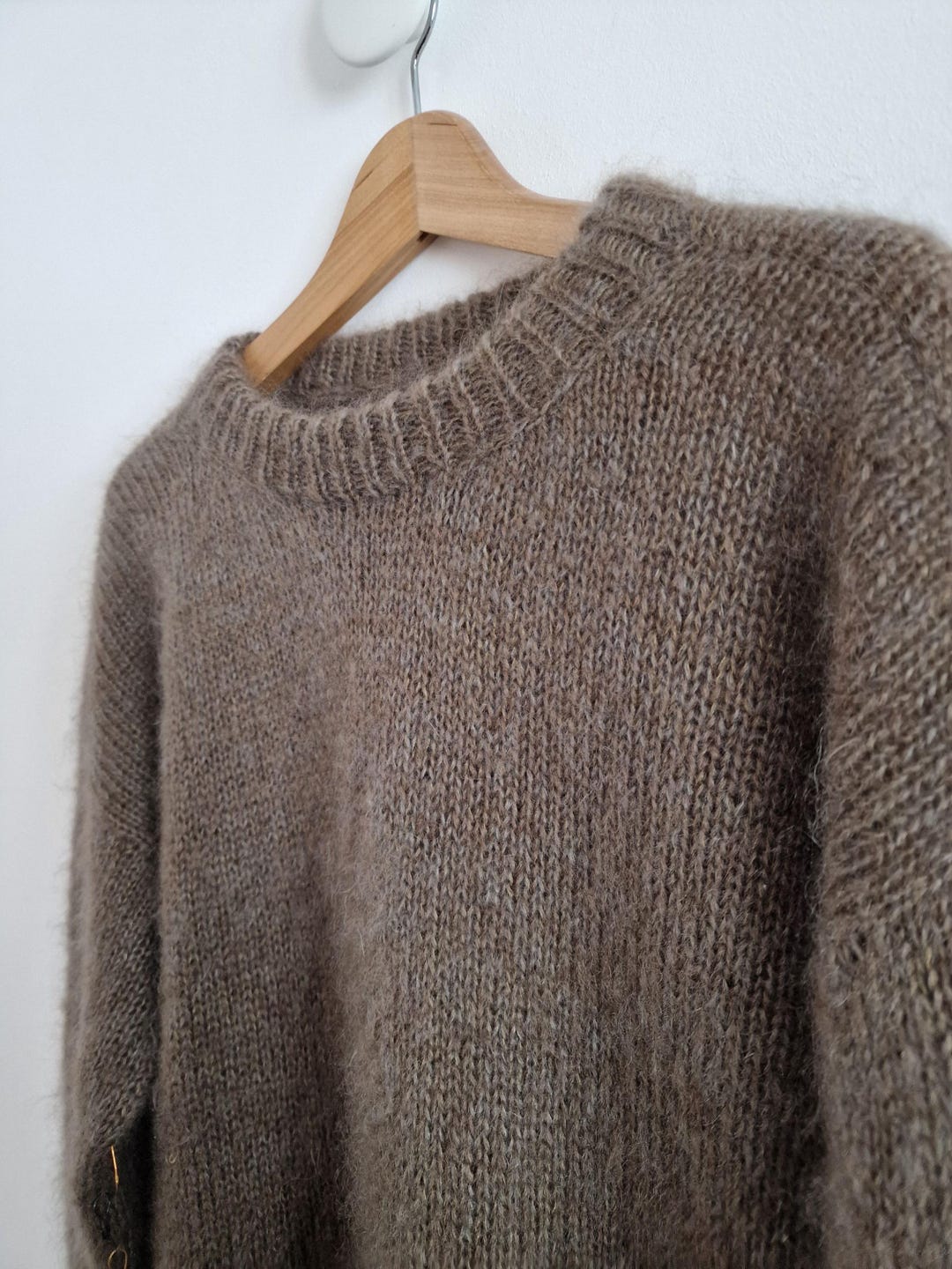 Moss Haven Sweater Knitting Pattern: Drop Shoulder, Crew Neck (PDF ...