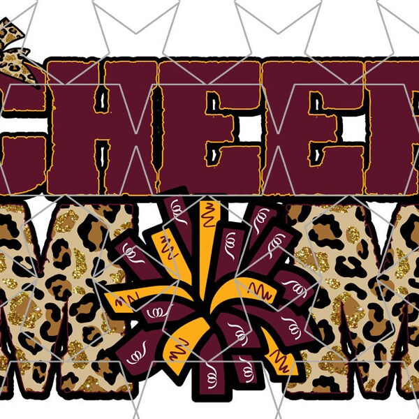 Maroon Cheer Bows - Etsy