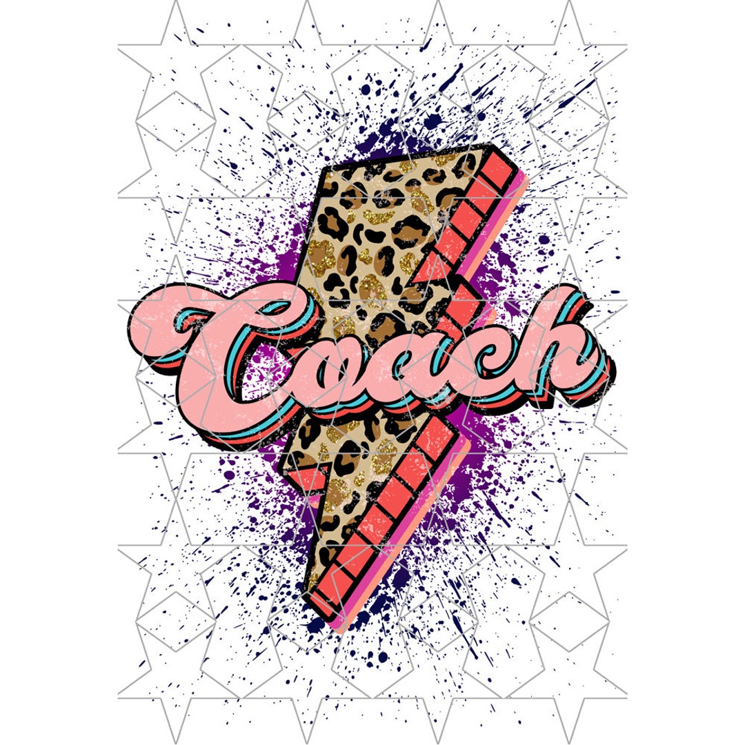 Coach Cheetah Lightning Bolt Png Soccer Coach Leopard Bolt Png ...