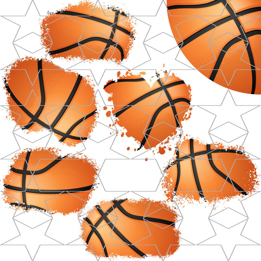 Baskeball Print Patches PNG Basketball Patches Png Distressed Sleeve Patch Basketball Pattern ...