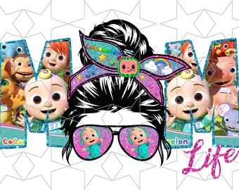 Cocomelon Png Mom | Etsy