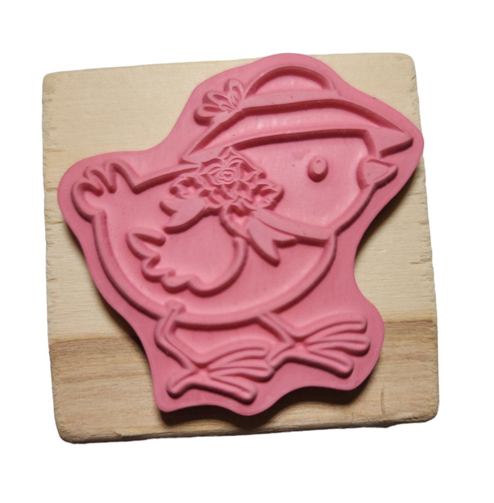 Baby Chick Wood Mounted Rubber Stamp, Craft Smart, 2 Inches by 2 Inches ...