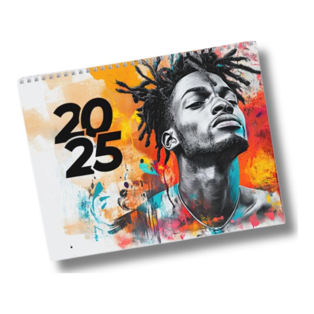 2025 Men Wall Calendar Bold and Vibrant Art of Powerful Men ...