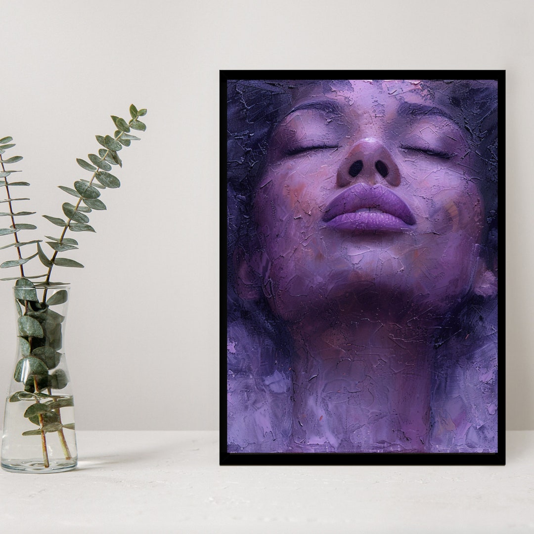 Printable Abstract Wall Art | Black Art |black Women Art | Ai Art ...