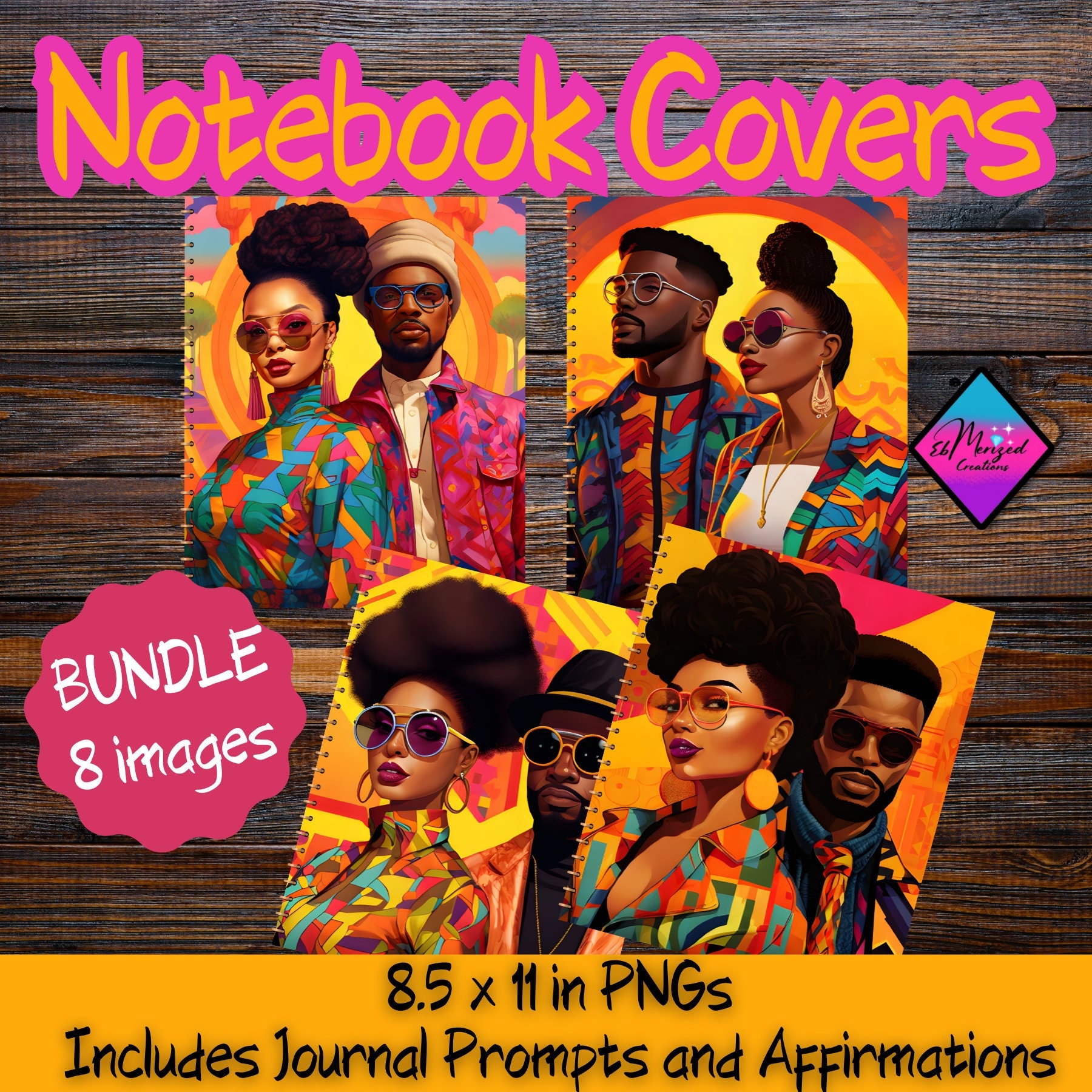 Notebook Cover Bundle | Digital Download | Commercial Use License ...