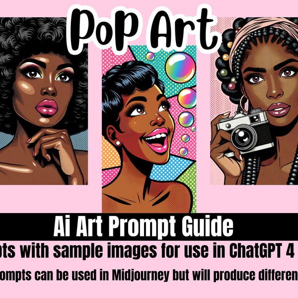 African American Woman Prompt Guide - Etsy
