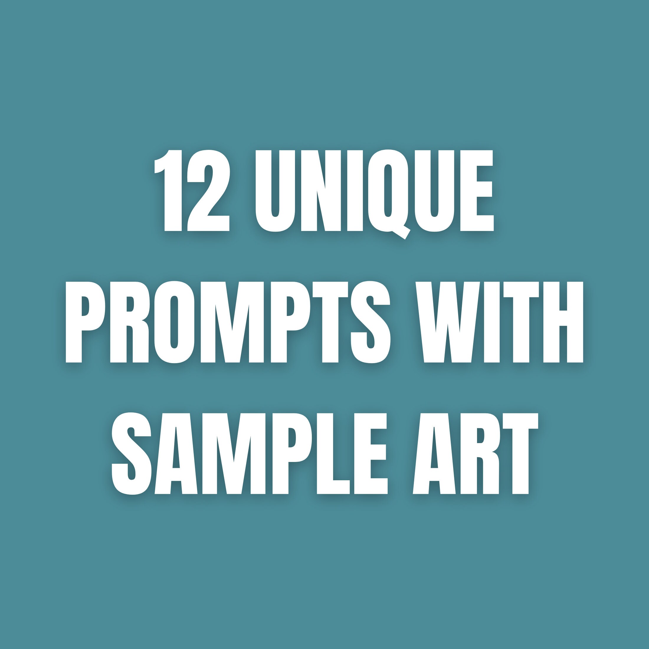 DALLE-3 Prompt Guide Loc 12 Prompts Digital Ai Art Commercial Rights ...
