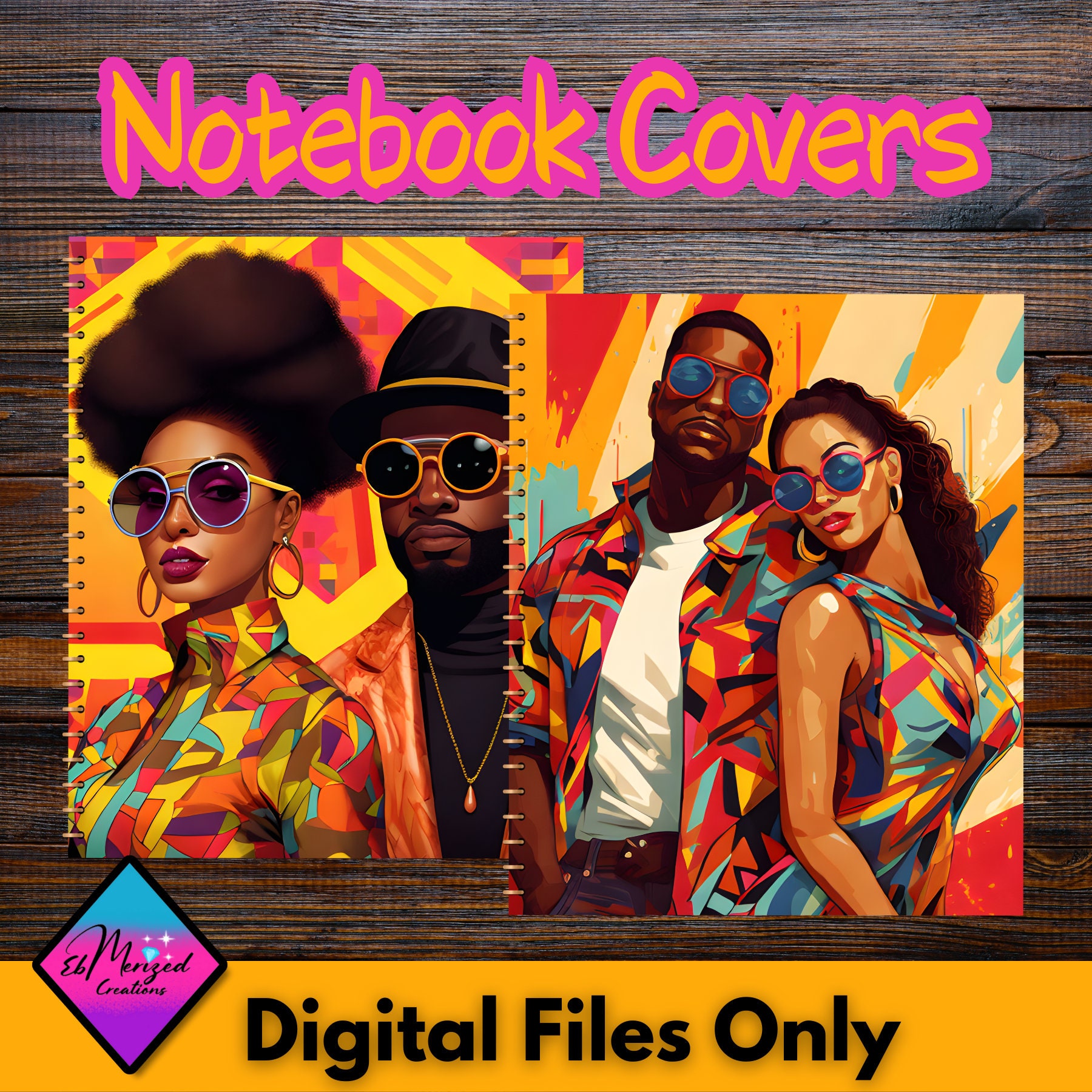Notebook Cover Bundle | Digital Download | Commercial Use License ...
