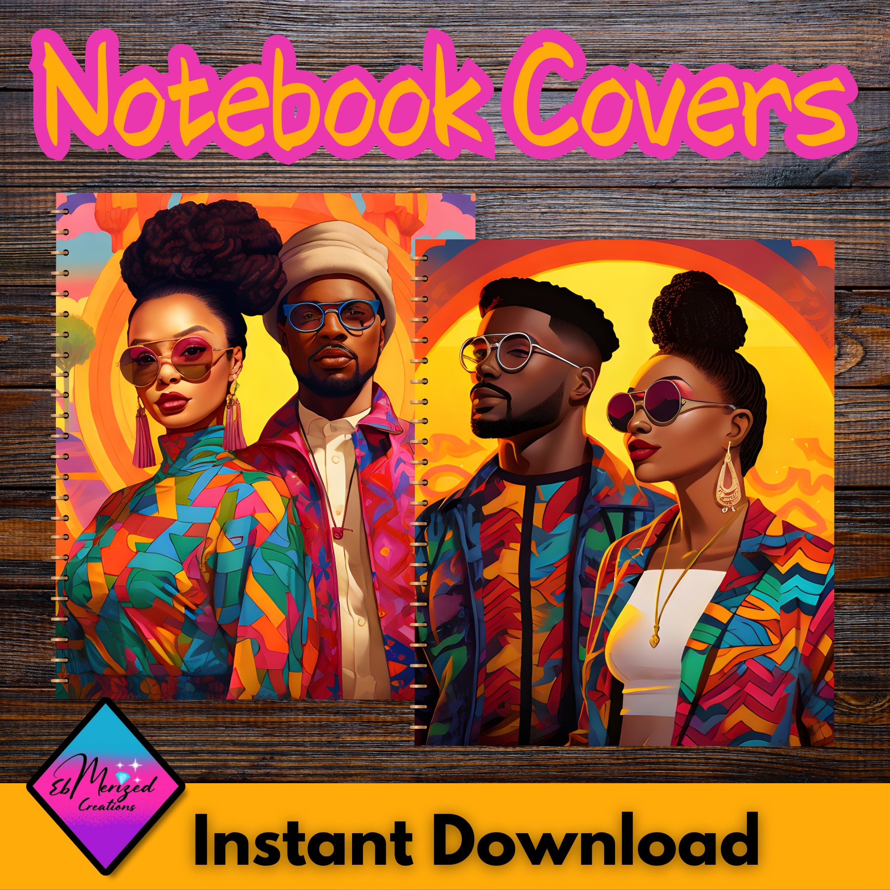 Notebook Cover Bundle | Digital Download | Commercial Use License ...