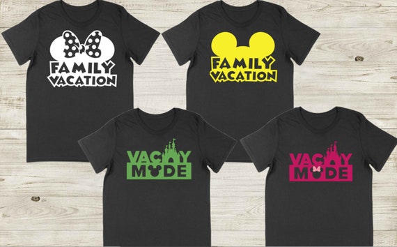 Disney Family Vacation Vaca Mode Mickey Minnie Disney | Etsy