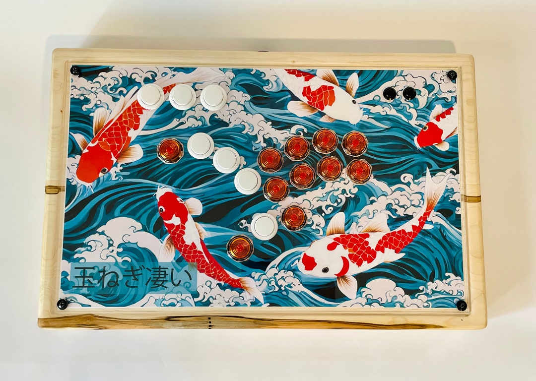 Paragon Leverless Buttonbox Controller With Custom Art/led/custom ...