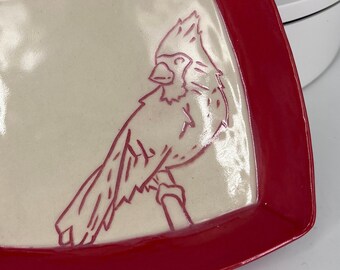 Carved Ceramic Plate - Etsy